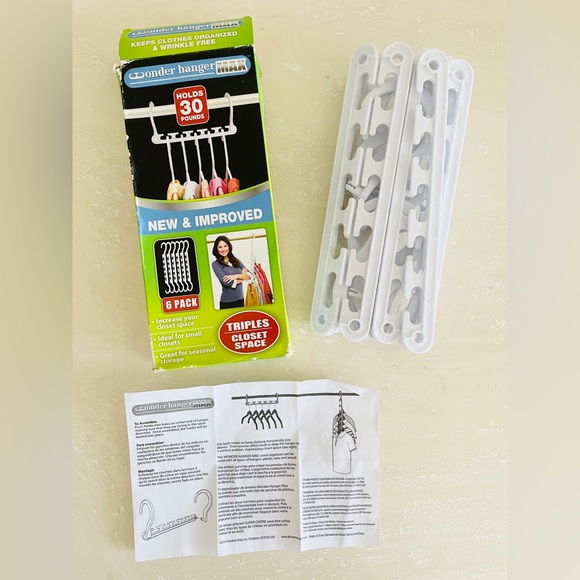 6 Pack Wonder Hanger Max New AS SEEN ON TV | Storage & Organization | 6 ...